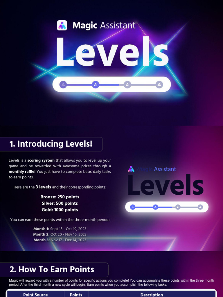 Magic Assistant Levels 4 | PDF | Cyberspace | Software