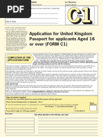Guyana Passport Application Form A | PDF | Law