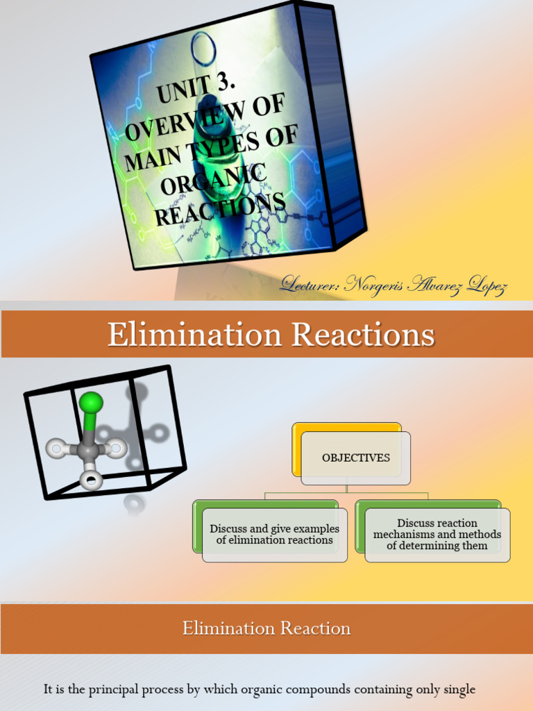 Elimination Reactions | PDF | Chemical Reactions | Alkene
