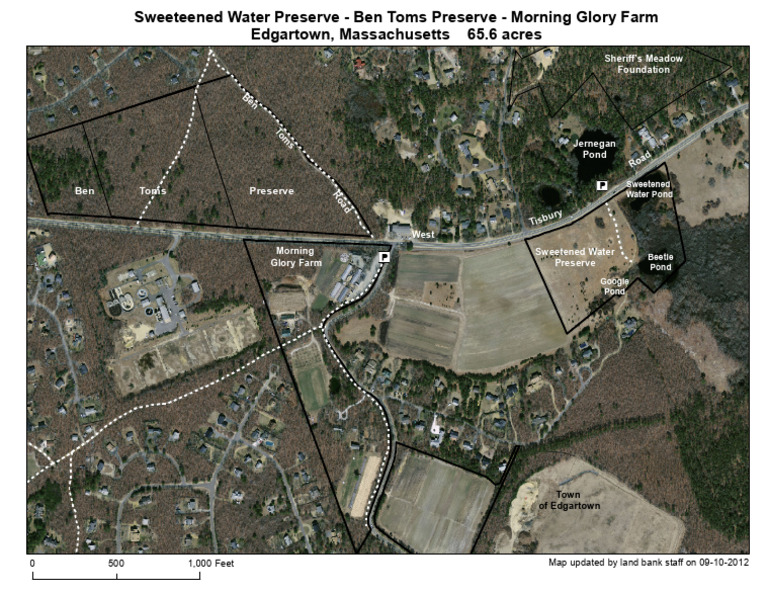 Sweetened Water Preserve Map Edgartown | PDF