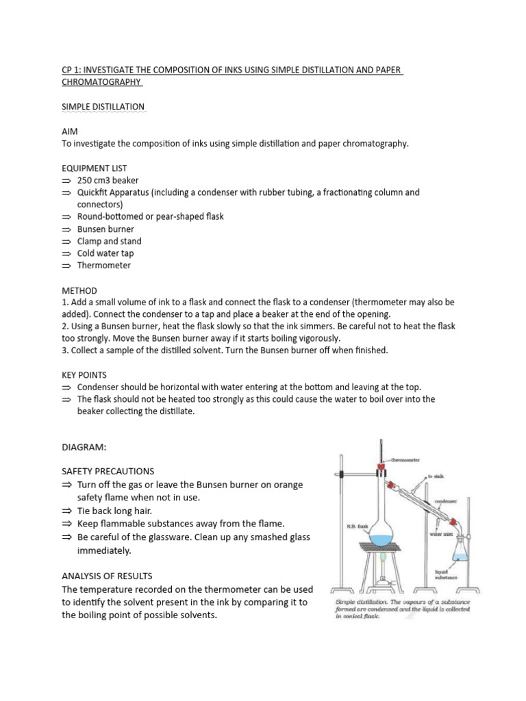 Chemistry Core Practicals | PDF | Ph | Titration
