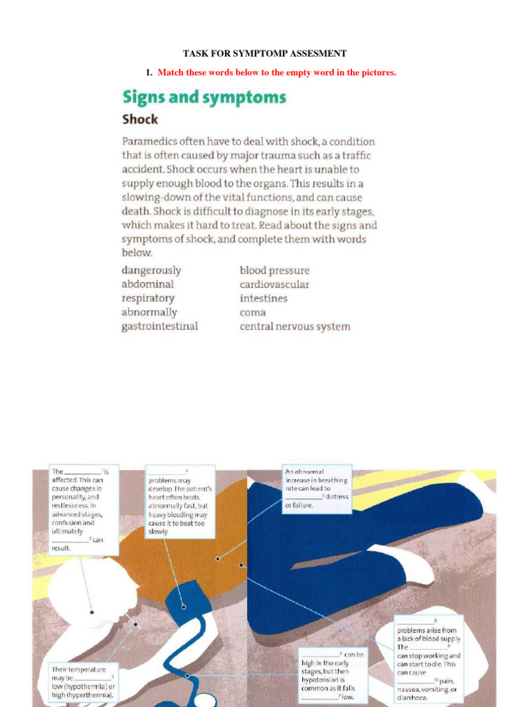 Symptom Assessment Matching Task | PDF