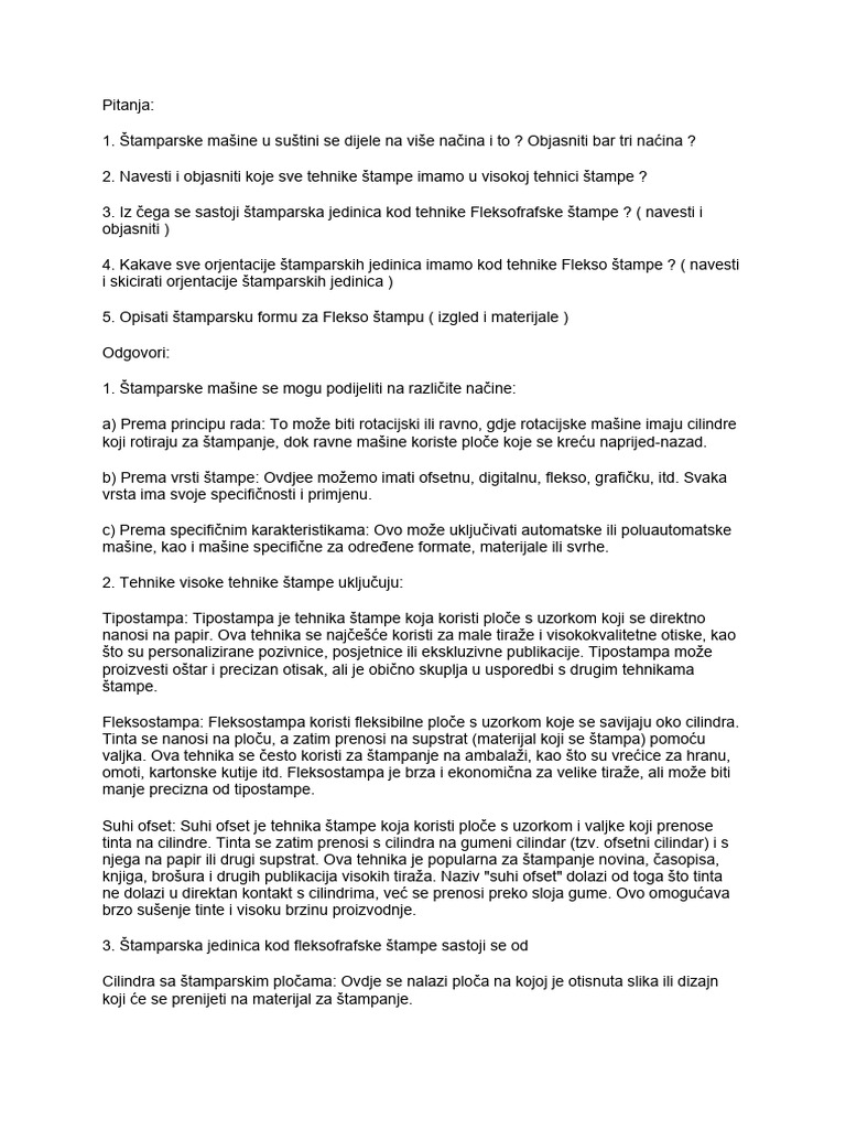 Masinstvo Faris | PDF