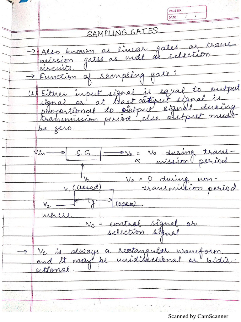 Sampling Gate1 | PDF