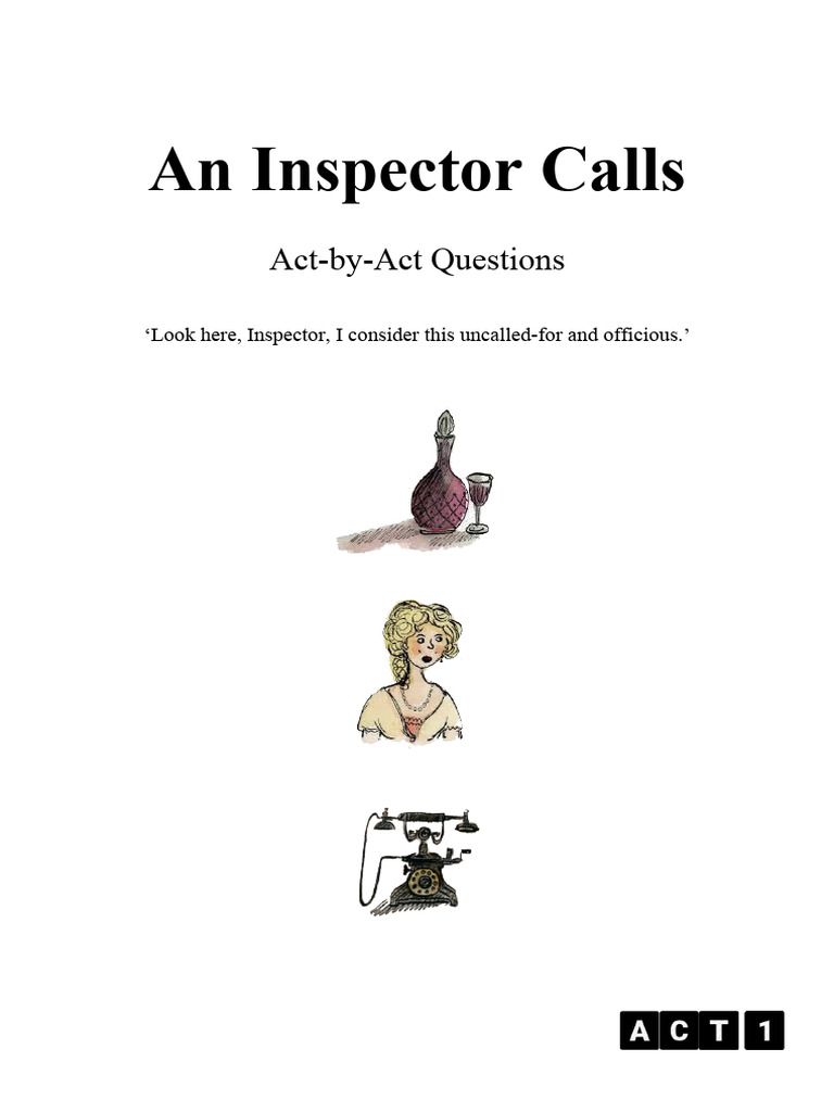 Act by Act Questions Booklet | PDF