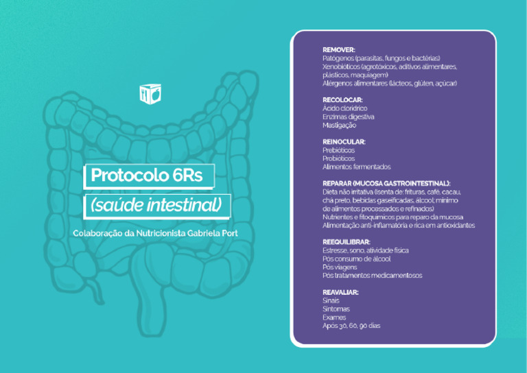 Saúde Intestinal - Protocolo 6Rs | PDF