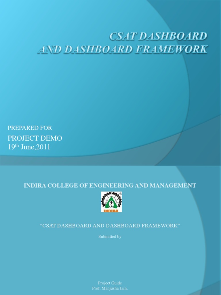 Csat Dashboard And Dashboar1 Pdf Modelviewcontroller Web