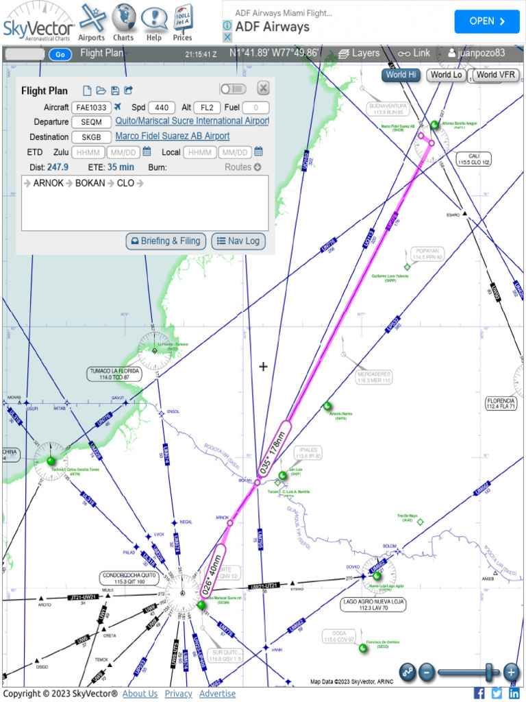 SkyVector Flight Planning Aeronautical Charts | PDF