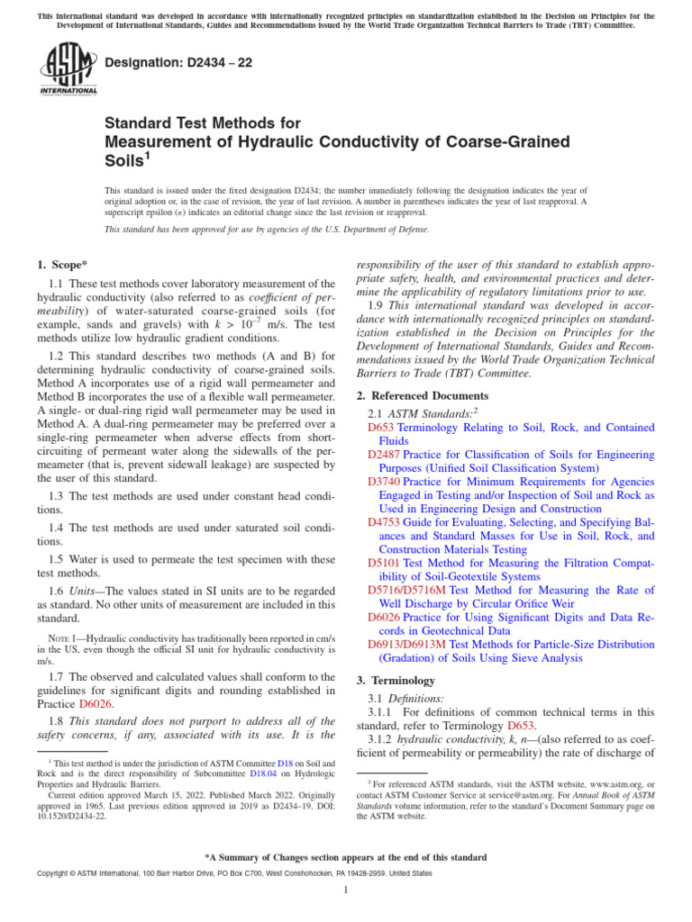Astm D2434-22 | PDF | Reynolds Number | Fluid Dynamics