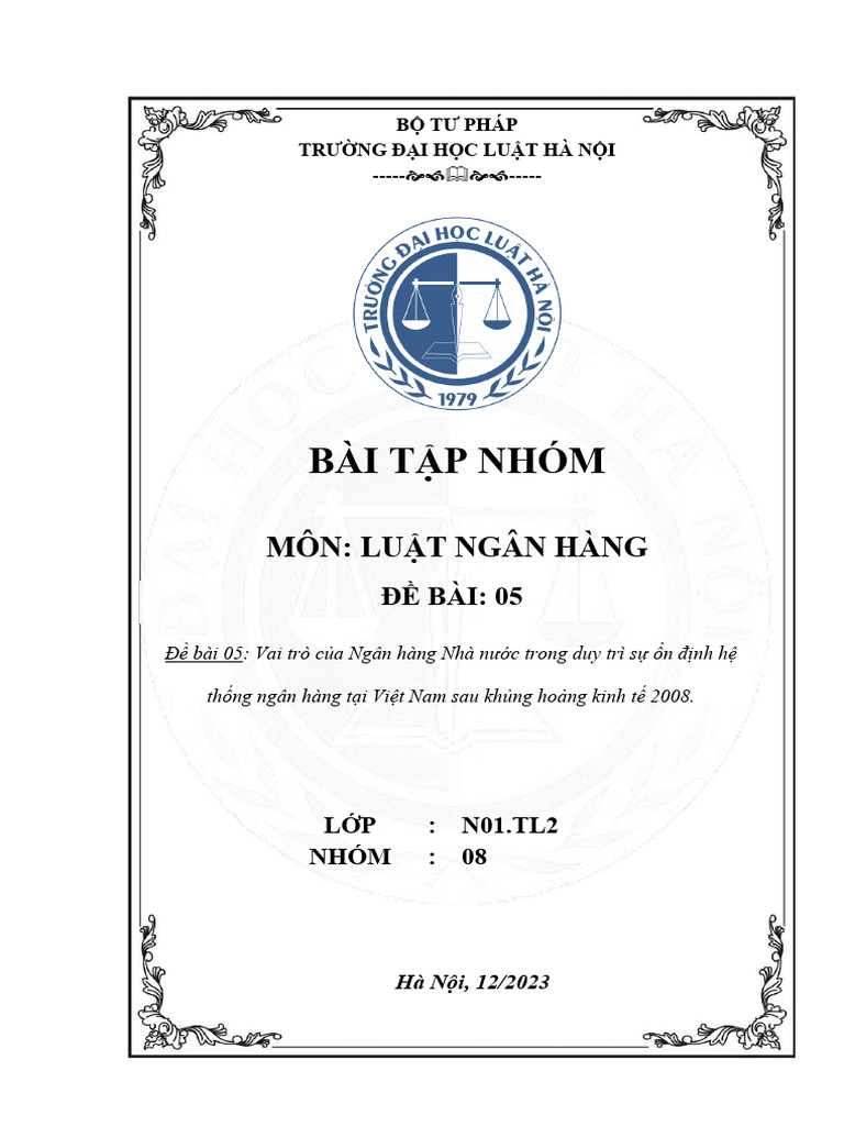 BTN Luật ngân hàng | PDF