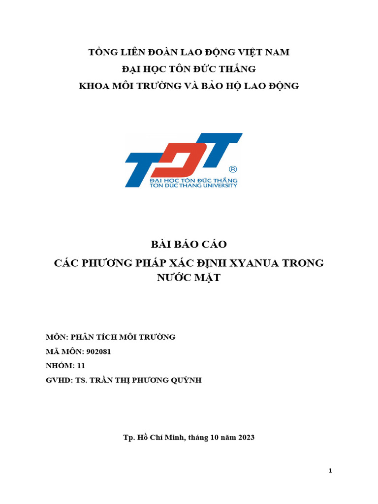PTMT - BC - Nhóm 11 | PDF
