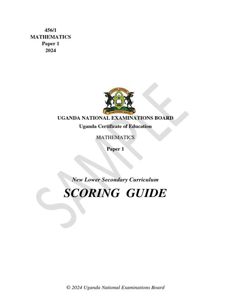 456 1 NLSC Sample 24 Guide.. | PDF