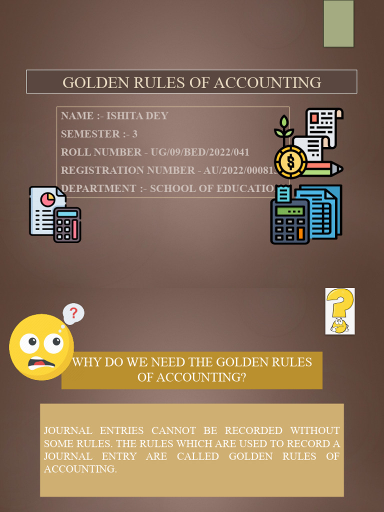 Debit and Credit Rules | PDF | Finance & Money Management