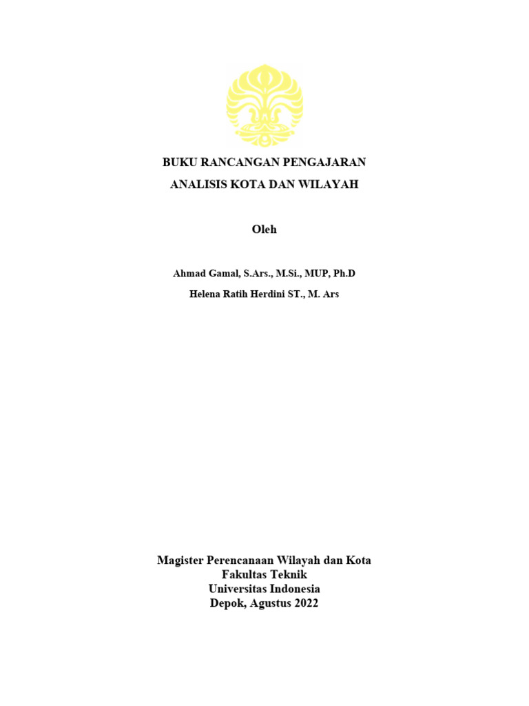 Buku Rancangan Pengajaran 2022 - 2023 | PDF