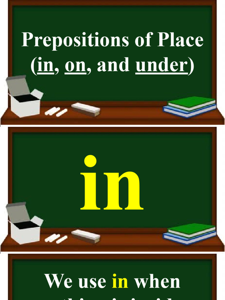 Preposition of Place | PDF | Social Science