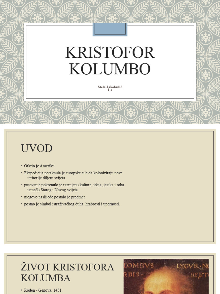 Kristofor Kolumbo | PDF