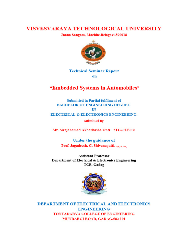 Seminar Report Front Page Front Page | PDF | Science & Mathematics ...