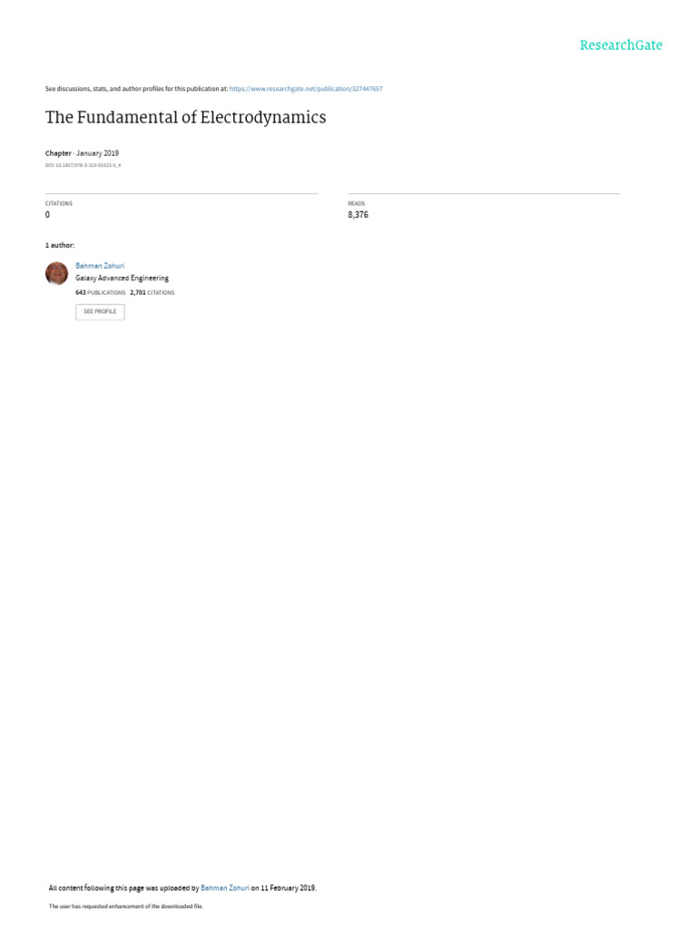 The Fundamental Of Electrodynamics Pdf Polarization Waves Waves