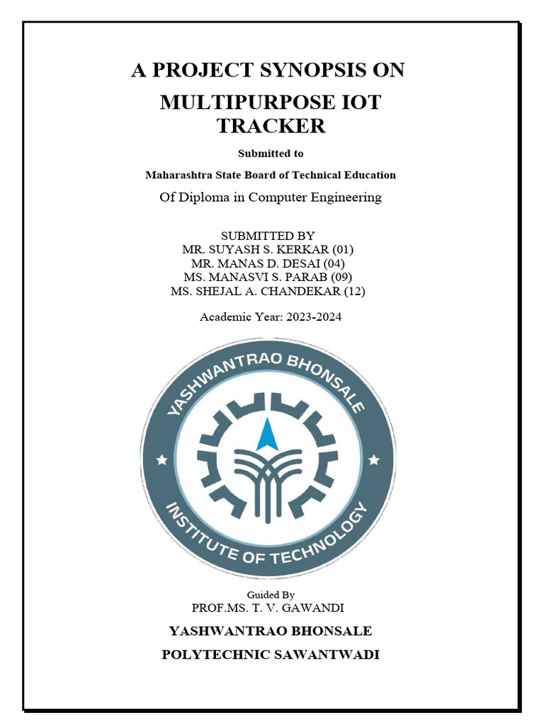Multipurpose IoT Tracker Project Overview | PDF | Internet Of Things | Global Positioning System