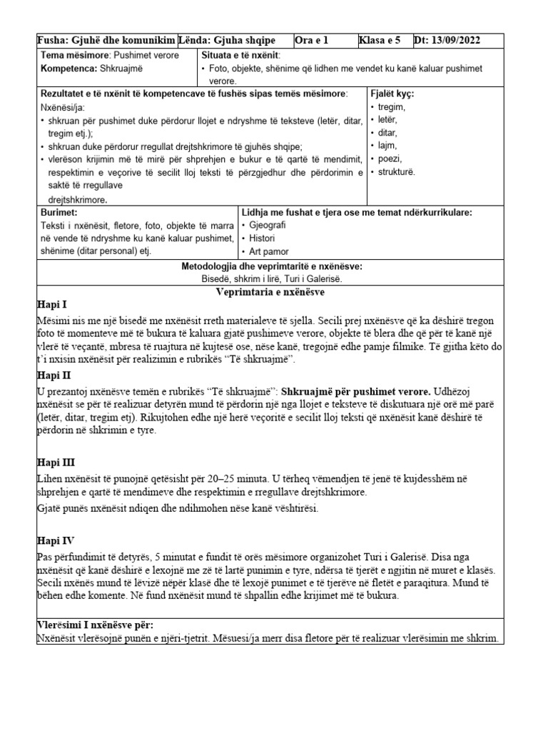 Ditari 13 Shtator 2022 | PDF