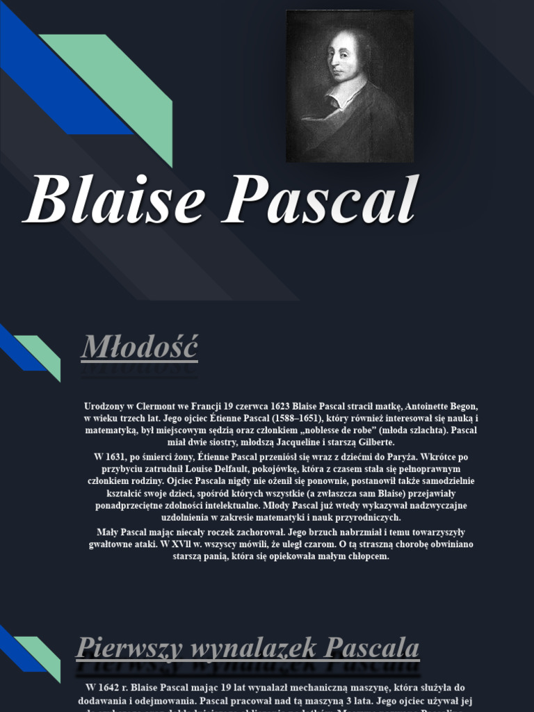 Blaise Pascal | PDF