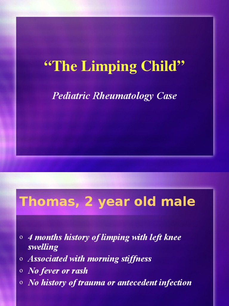 Limping Child | PDF | Arthritis | Clinical Medicine