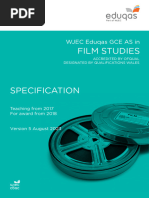 Eduqas A Level Film Studies Spec From 2017 e 14 08 2023 | PDF ...