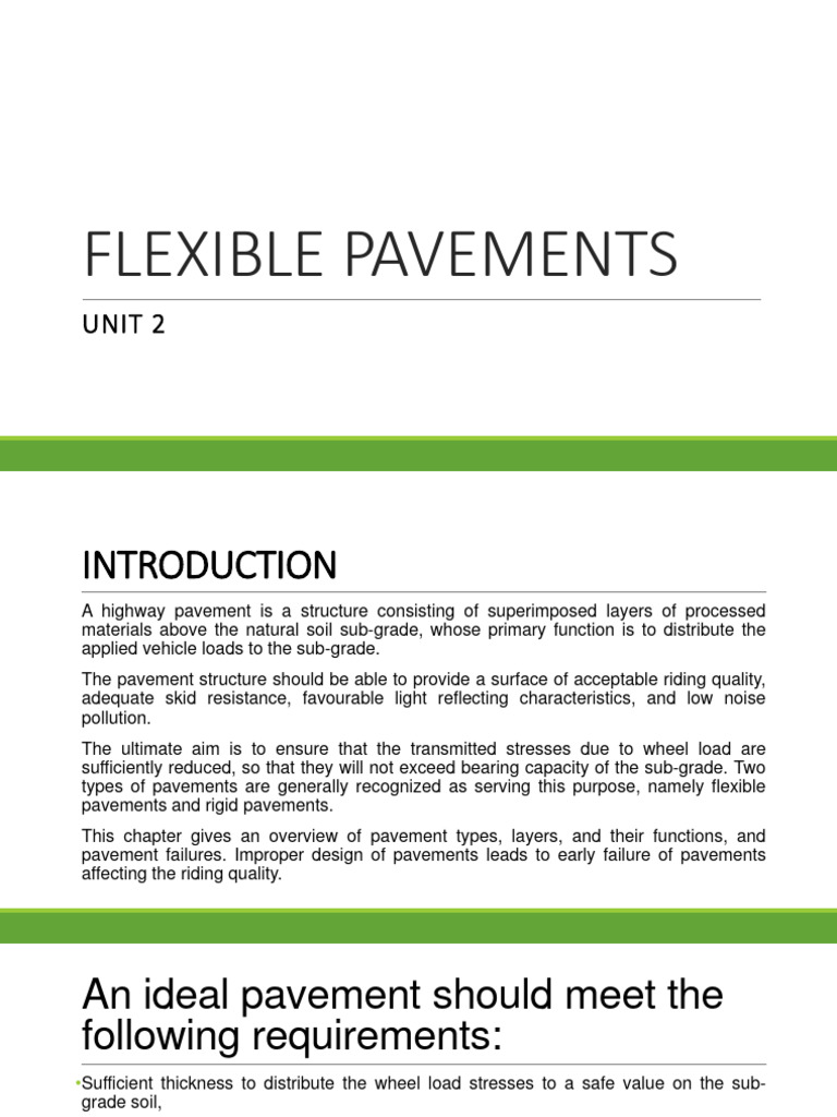 Unit2 - Lecture1 CIV241 | PDF | Road Surface | Civil Engineering