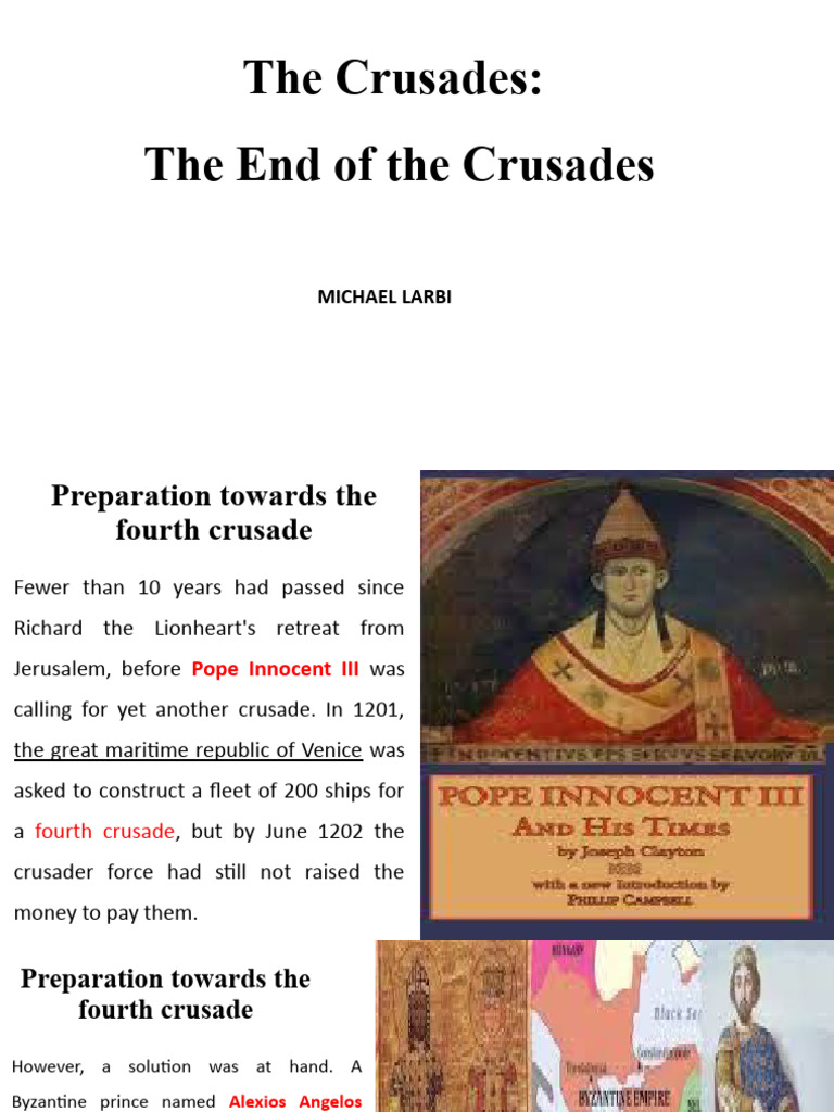 The End of the Crusades Explained | PDF | Crusades | Byzantine Empire