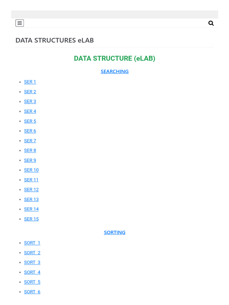 Data Structures Elab - Srmnotesadda | PDF | Teaching Methods & Materials