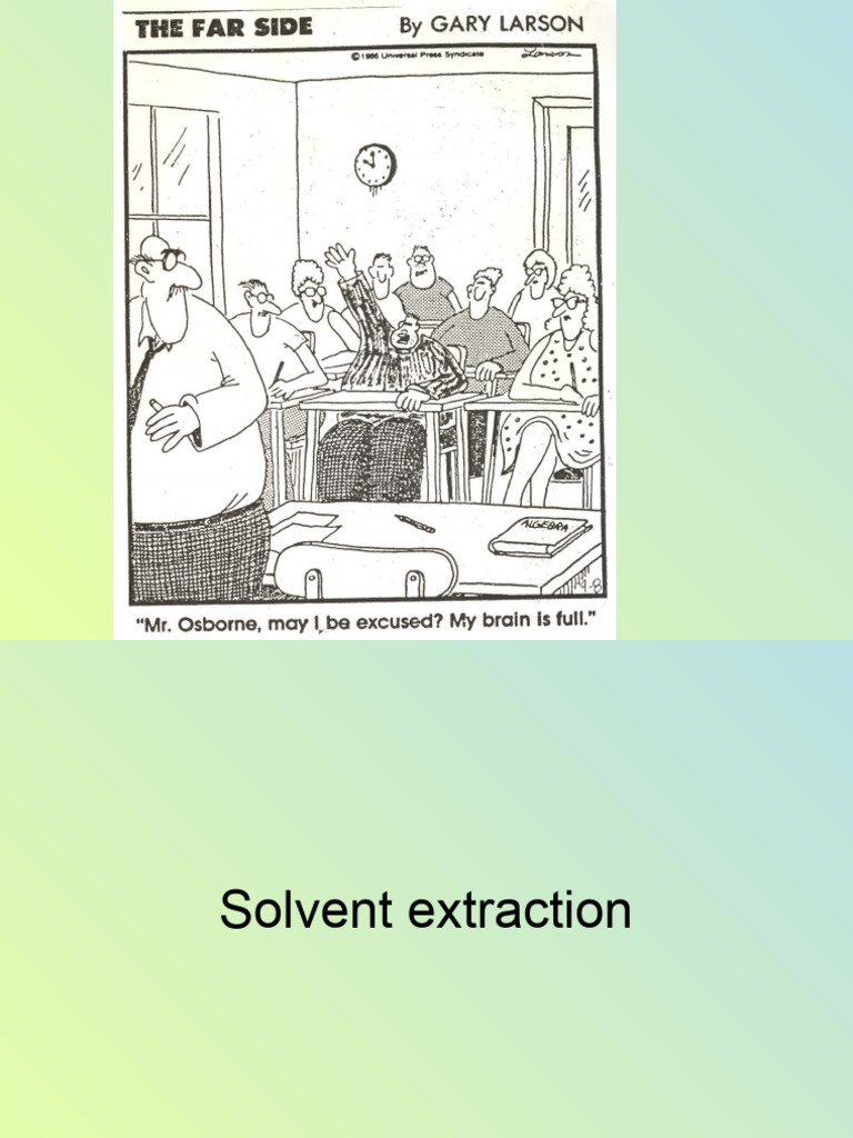 C Solvent Extraction | PDF | Solubility | Acid