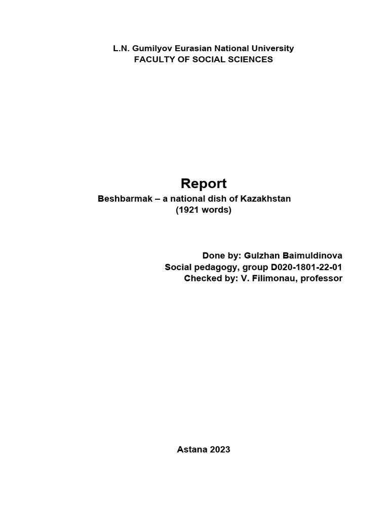 Gulzhan Baimuldinova, Social Pedagogy. | PDF | Kazakhstan | Ethnography