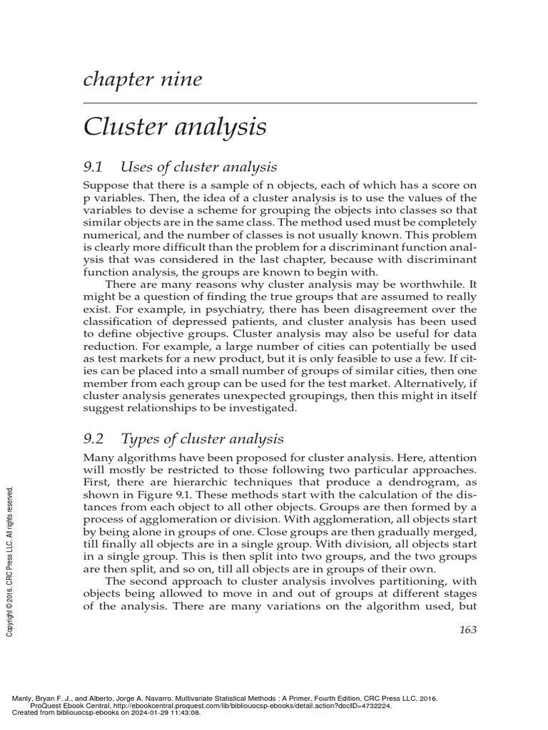 Multivariate Statistical Methods A Primer Fourth E Chapter 9