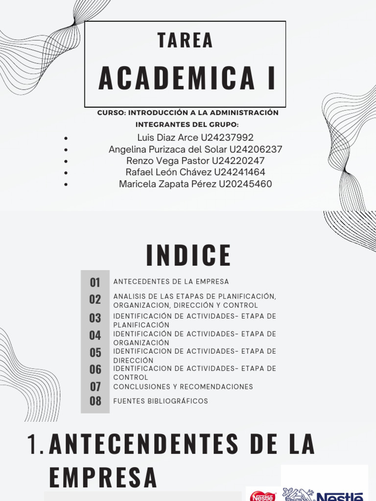 Tarea Academica 1 | Descargar gratis PDF | Lean Manufacturing | Business
