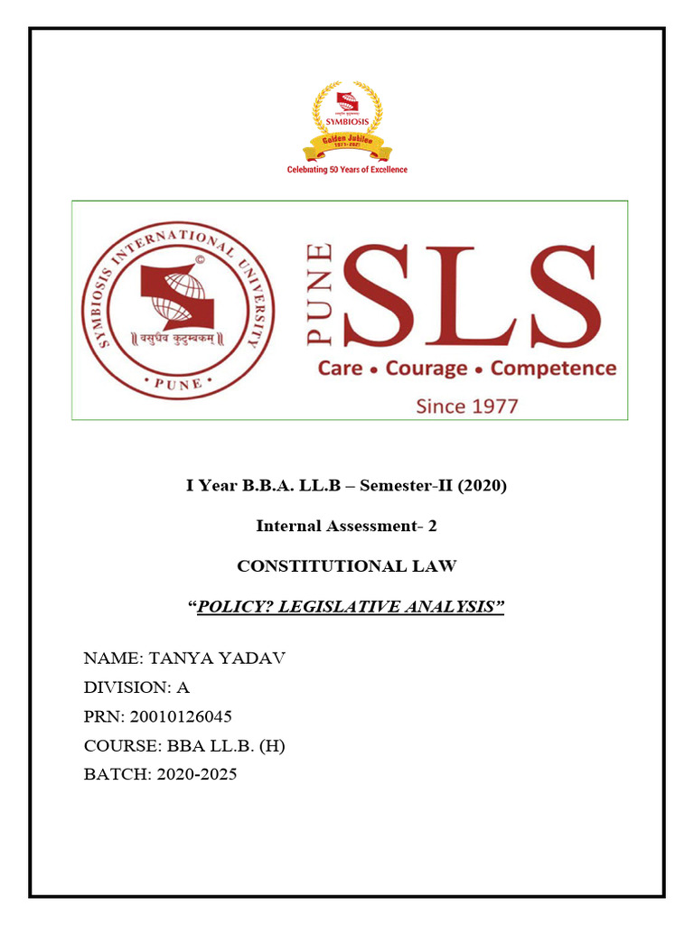 Consti Policy Review | PDF | Justice | Crime & Violence