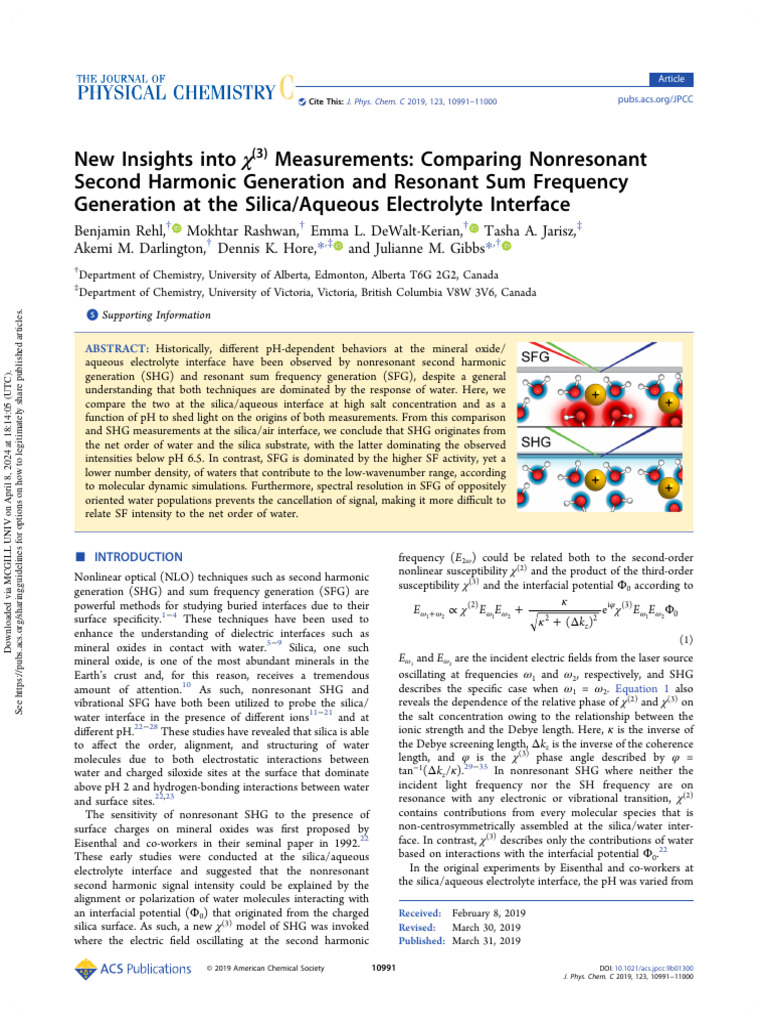 rehl et al 2019 new insights into χ (3) measurements comparing ...