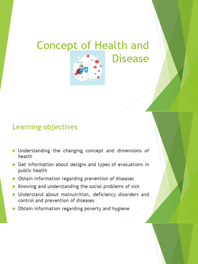 Concept of Health and Disease NKW | PDF | Preventive Healthcare ...