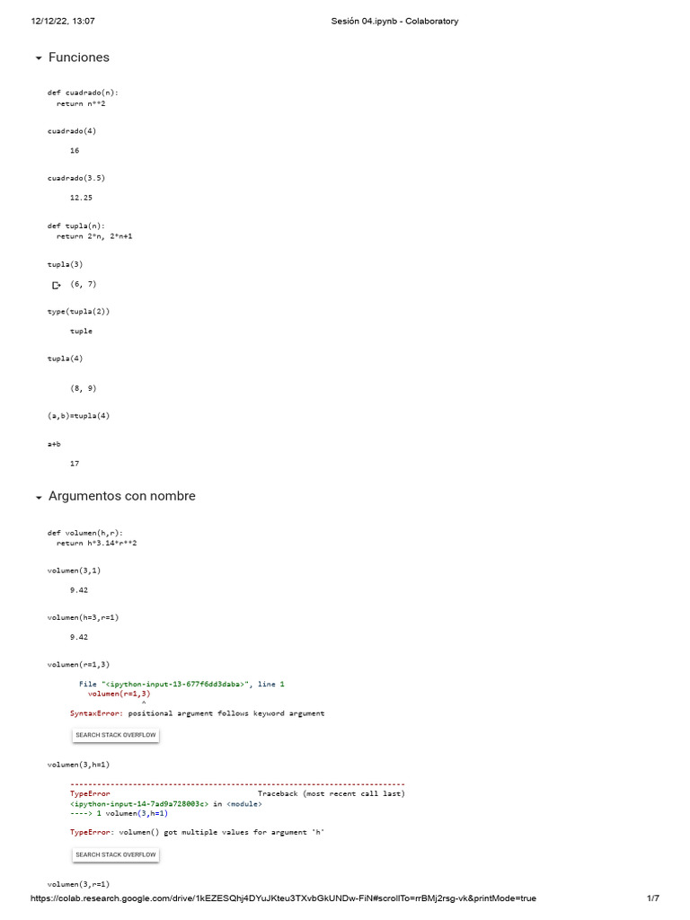 Sesión 04.ipynb - Colaboratory | PDF | Matemáticas De La Computación