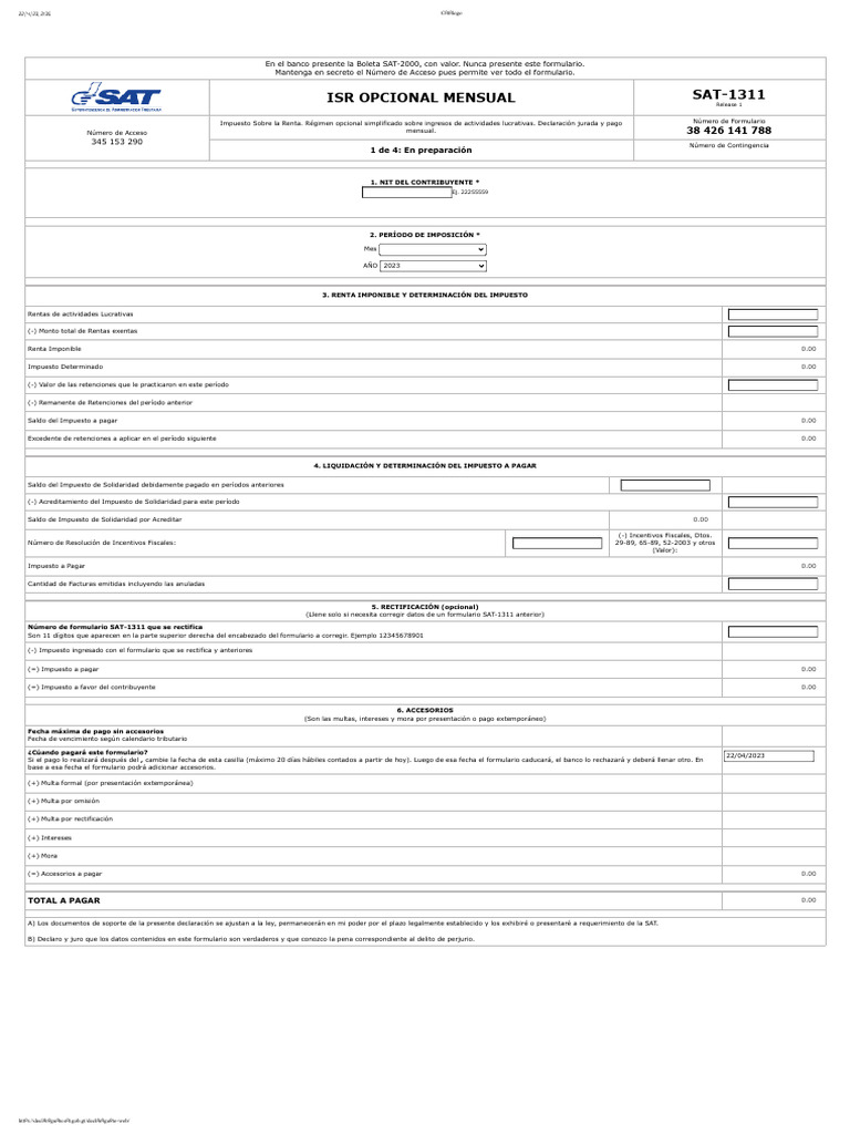 Declaraguate ISR | PDF | Impuesto sobre la renta | Impuestos
