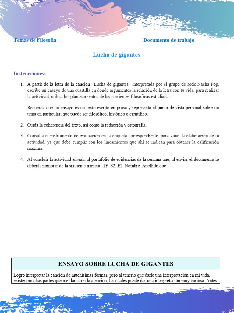 TF - S2 - E2 - Julio César - Sobal Cruz | PDF | Ensayos