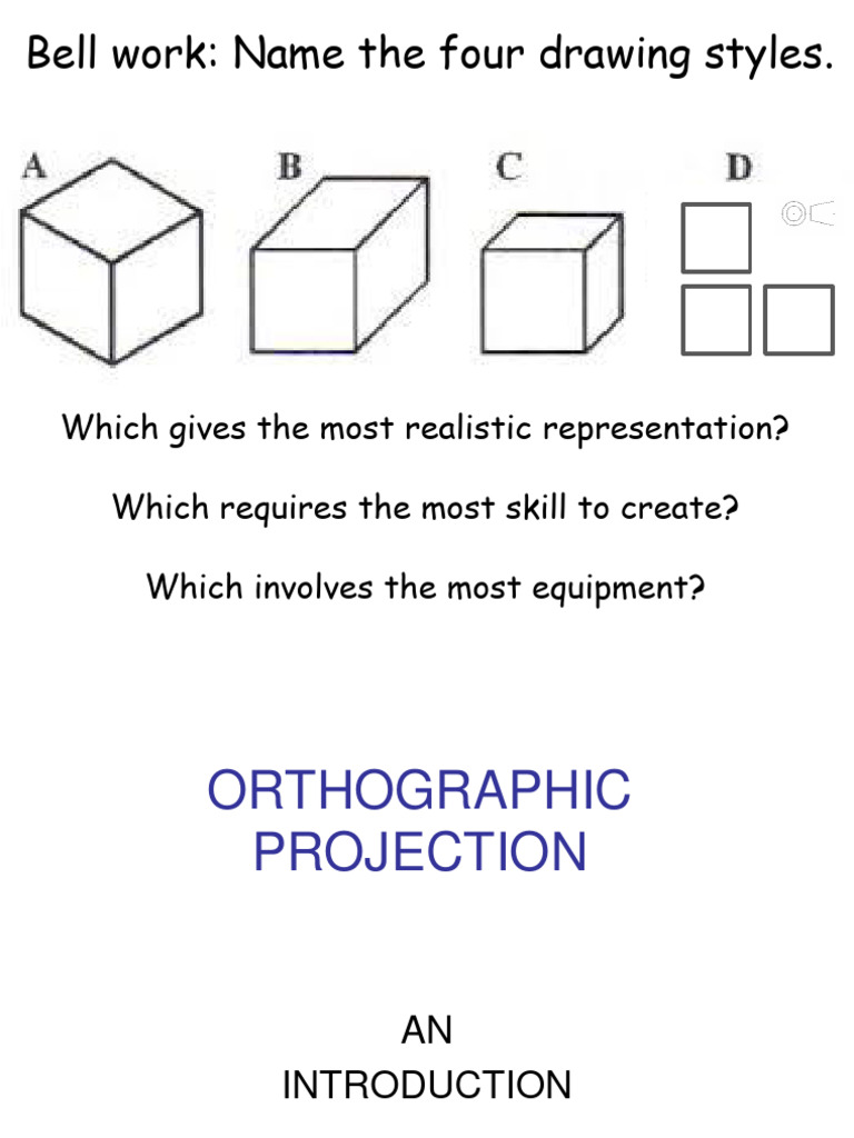 Revision-on-the-rules-of-orthographic-drawing | PDF | Engineering ...
