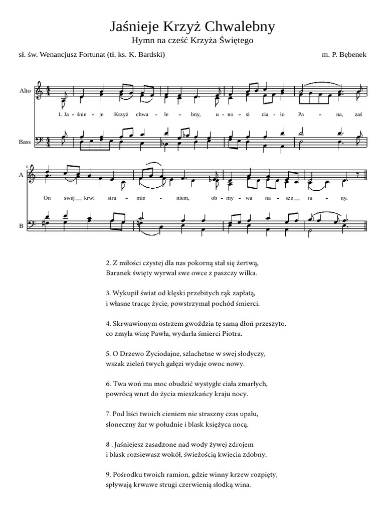 Jaśnieje Krzyz | PDF