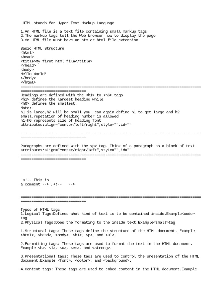 Html Pdf Html Html Element