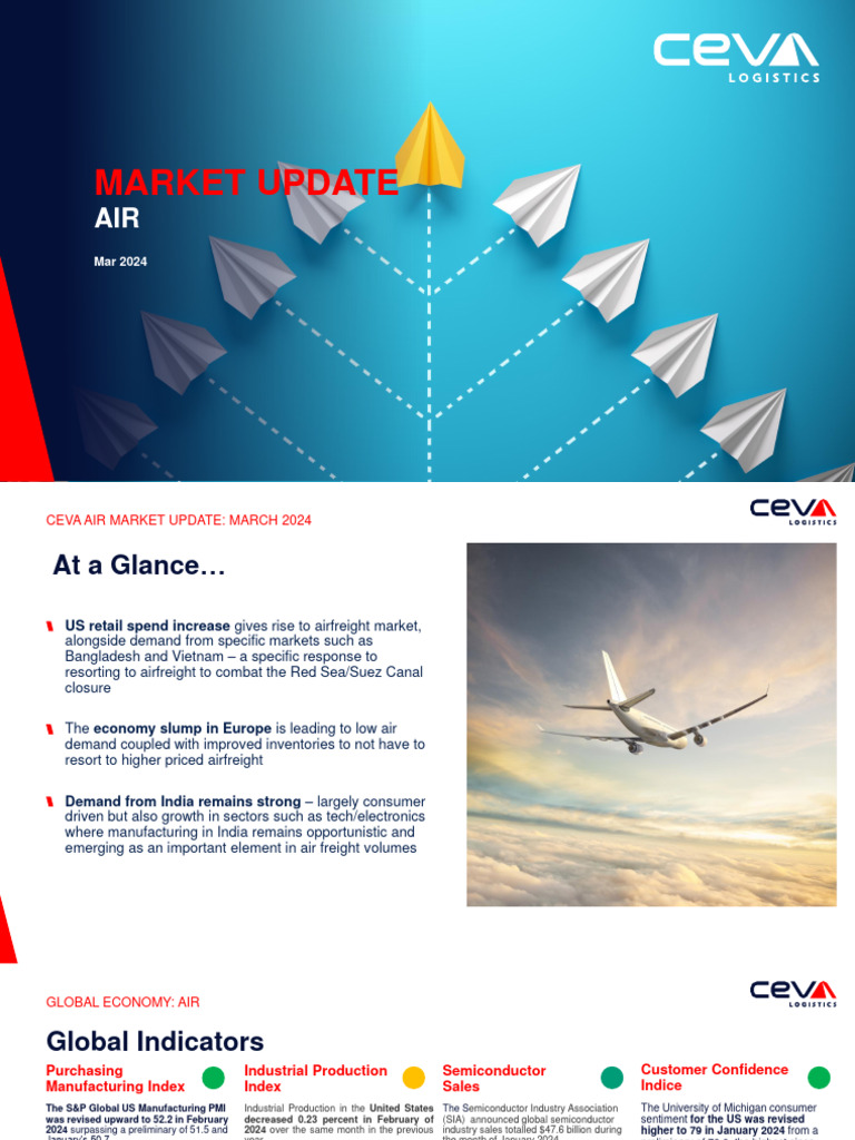 2024.3 - CEVA - GL - Air - Market Update - EN | PDF | Cargo | Economies
