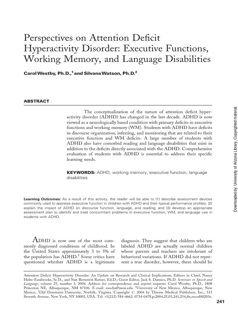 Perspectives On ADHD | PDF | Attention Deficit Hyperactivity Disorder ...