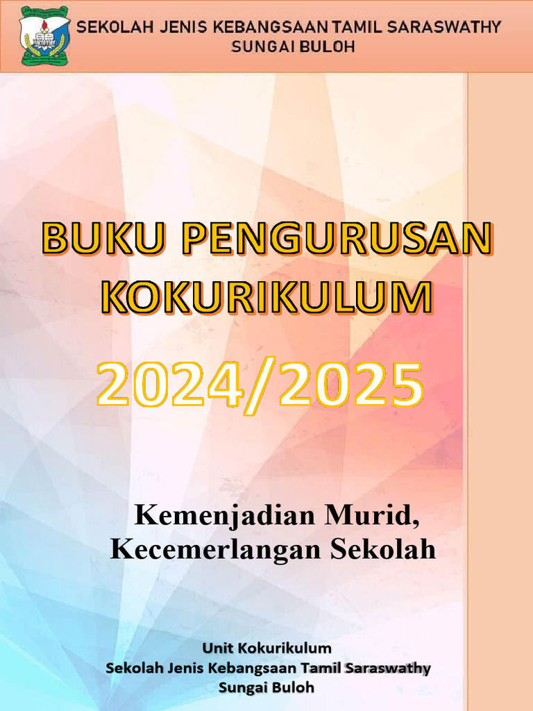 BUKU PENGURUSAN KOKURIKULUM New | PDF