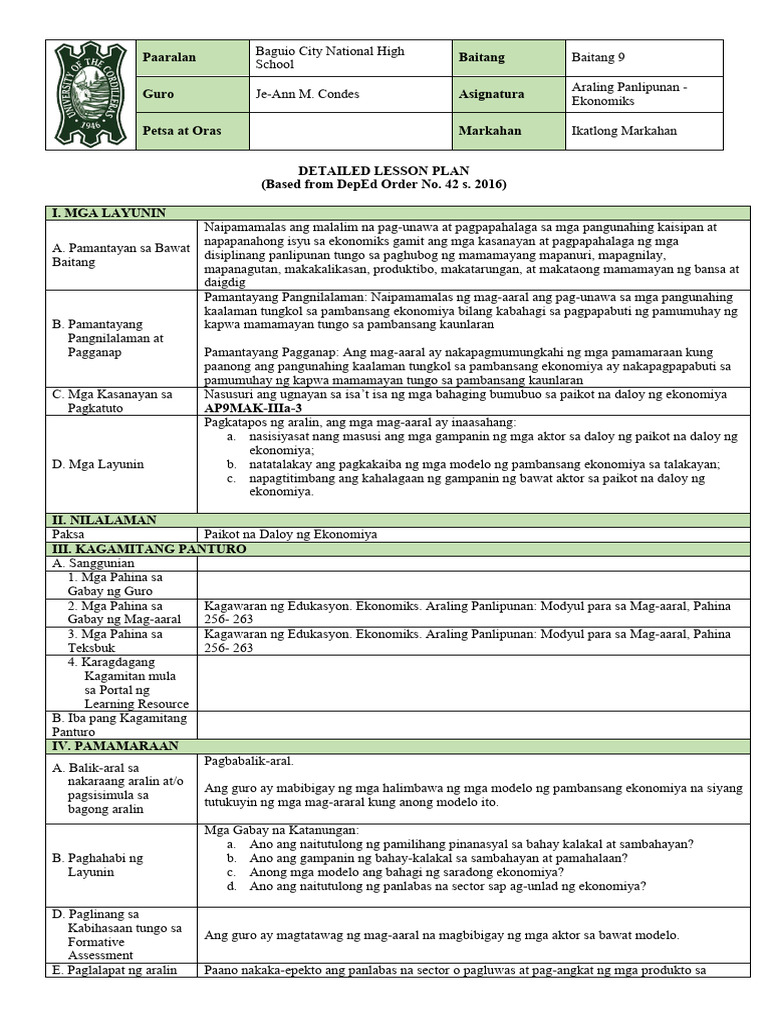 Grade9 3rdgrading W2D2 | PDF