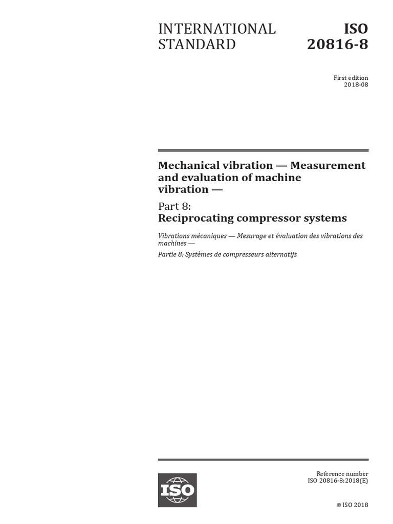 Iso 20816-8-2018 | PDF | International Organization For Standardization ...