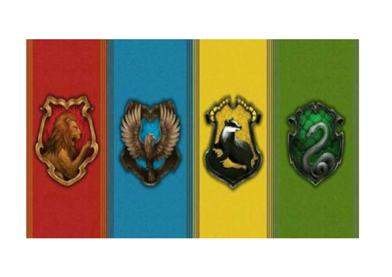 cores das casas de harry potter | PDF
