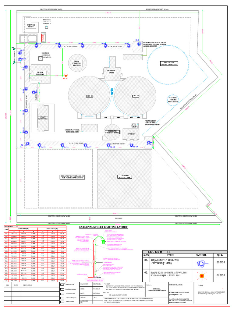 External Street Lighting Layout Plan | PDF | Chemical Engineering ...